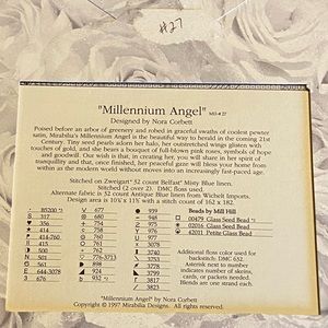 Other | Millennium Angel Mirabilia Cross Stitch Pattern | Poshmark